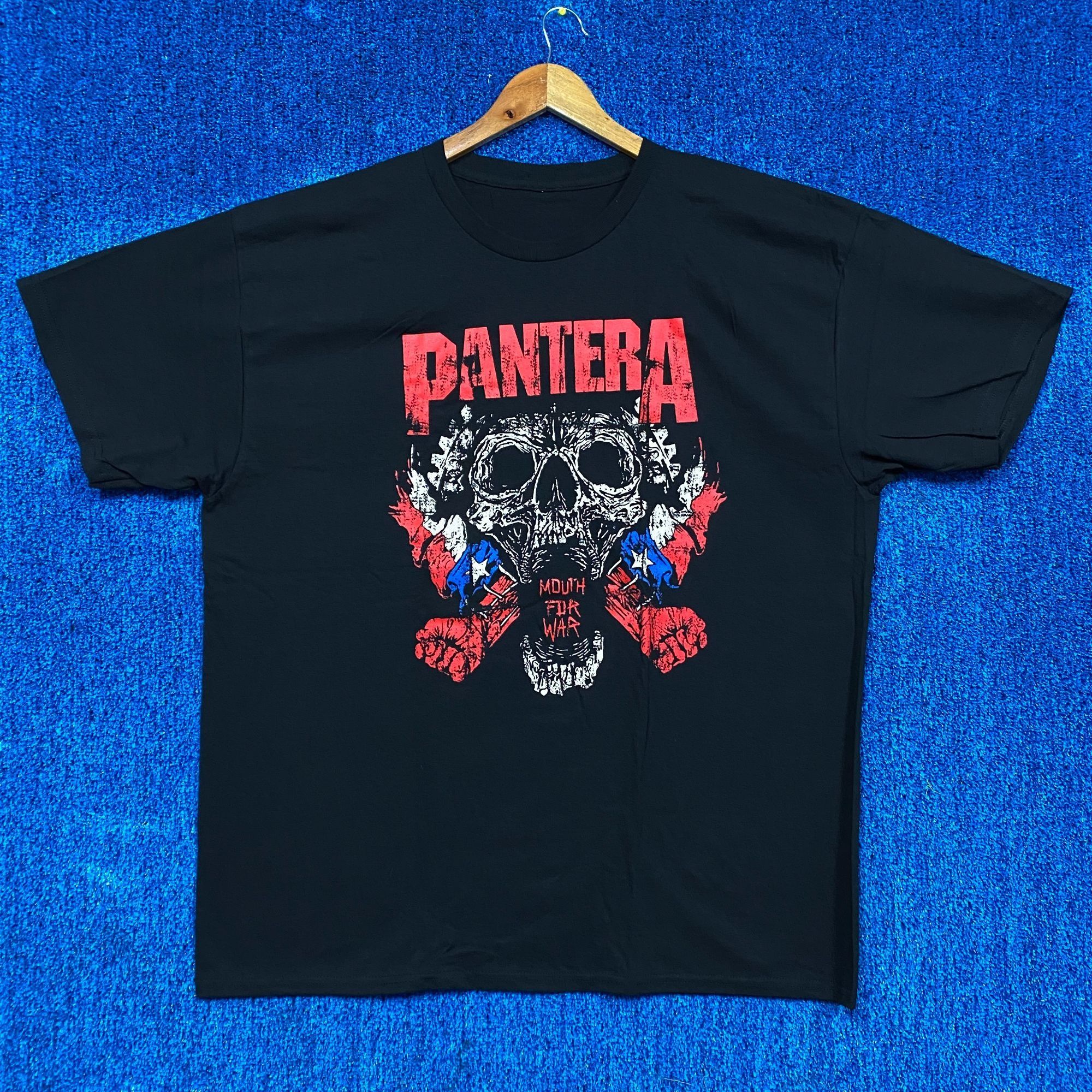 Streetwear × Very Rare Pantera Mouth For War Album Cover Heavy Metal Band Tee 2XL | Grailed