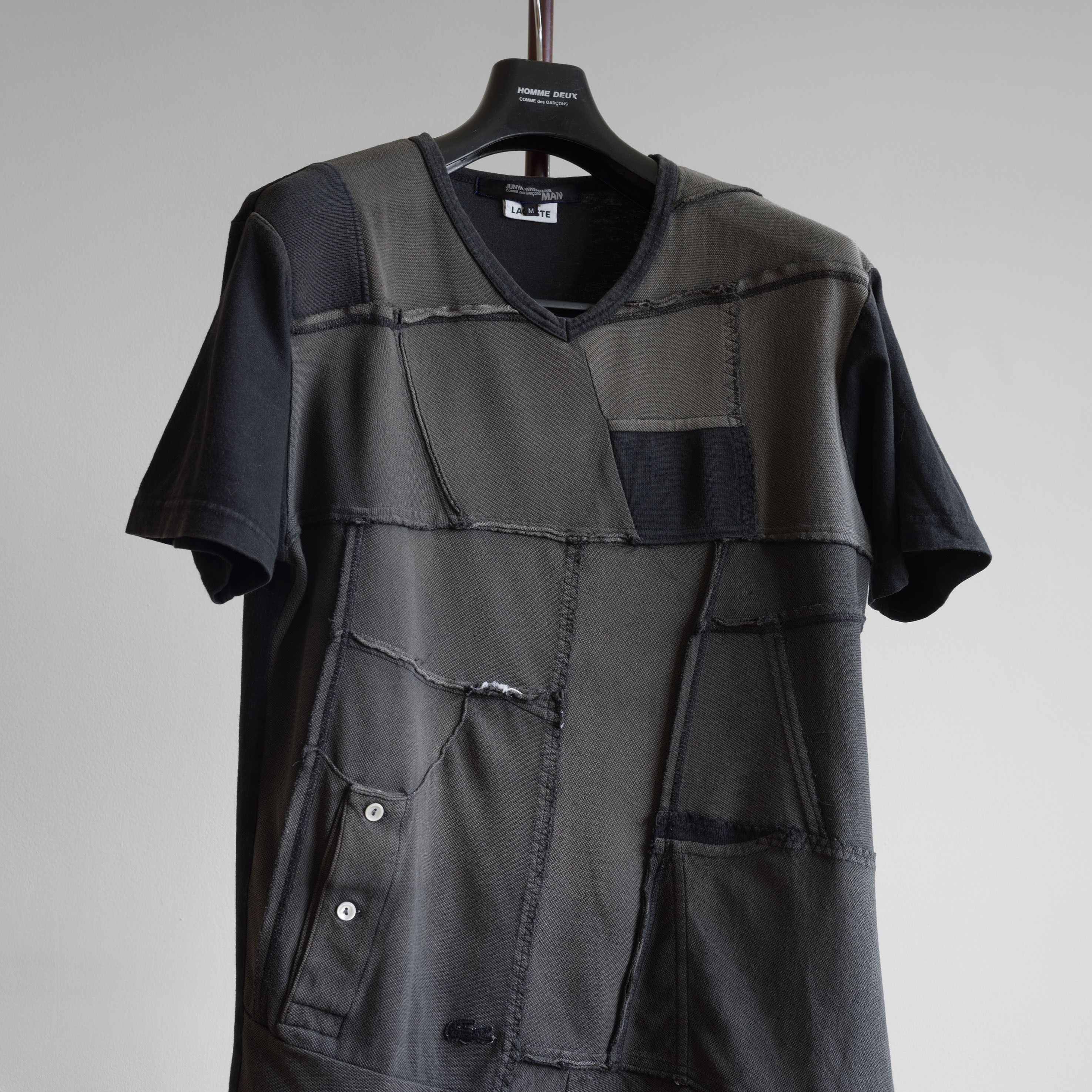 Junya Watanabe AW2006 JUNYA WATANABE MAN X LACOSTE PATCHWORK T-SHIRT ...