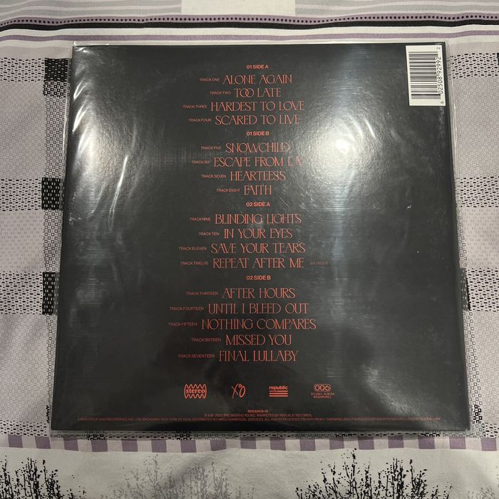 The Weeknd The Weeknd After Hours Deluxe signed vinyl | Grailed