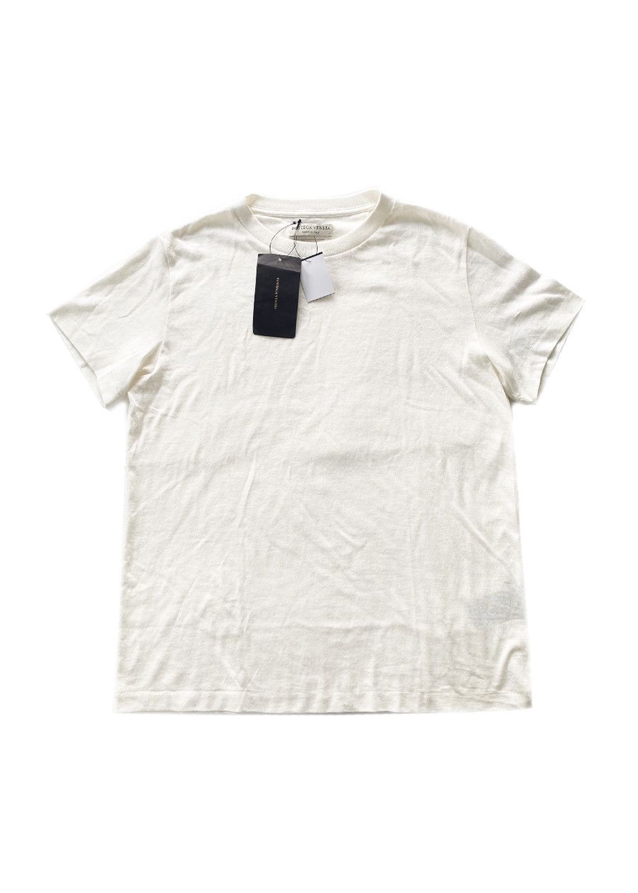 Bottega Veneta Bottega Veneta Ivory Cotton Icon T-shirt | Grailed