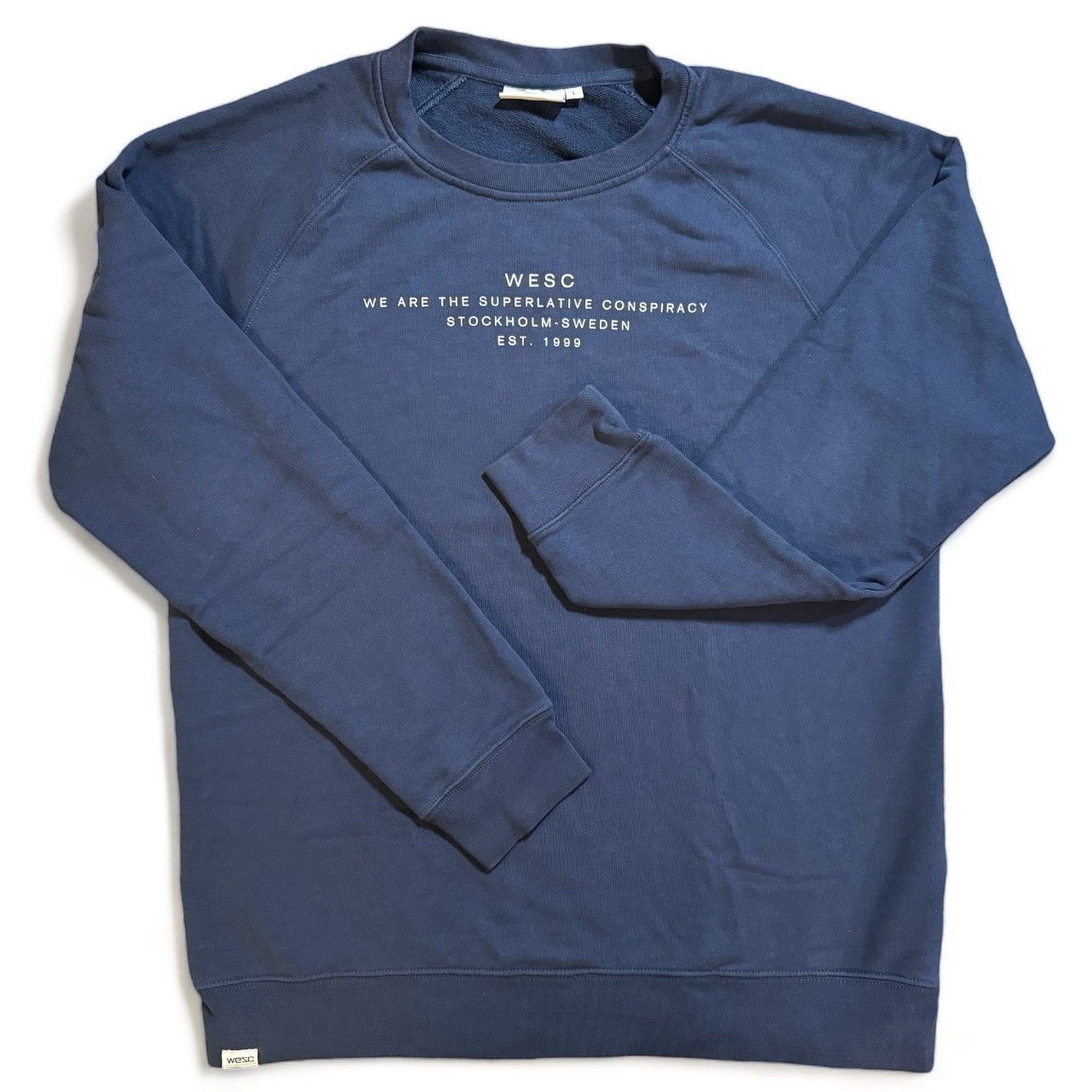 Wesc We Are The Superlative Conspiracy Logo Crewneck Sweatshirt | Grailed