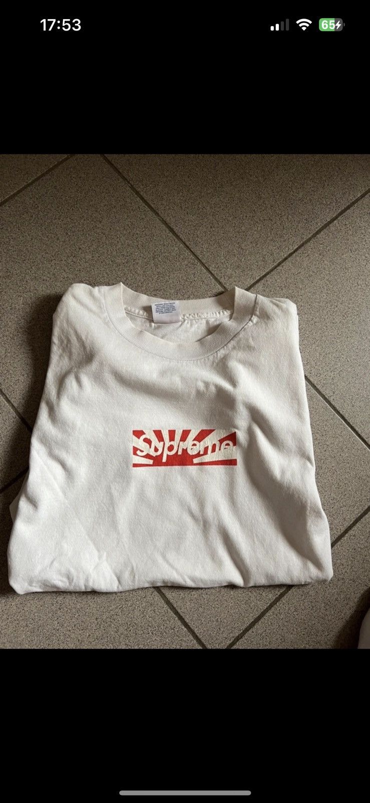 Supreme Japan reliëf box logo tee | Grailed