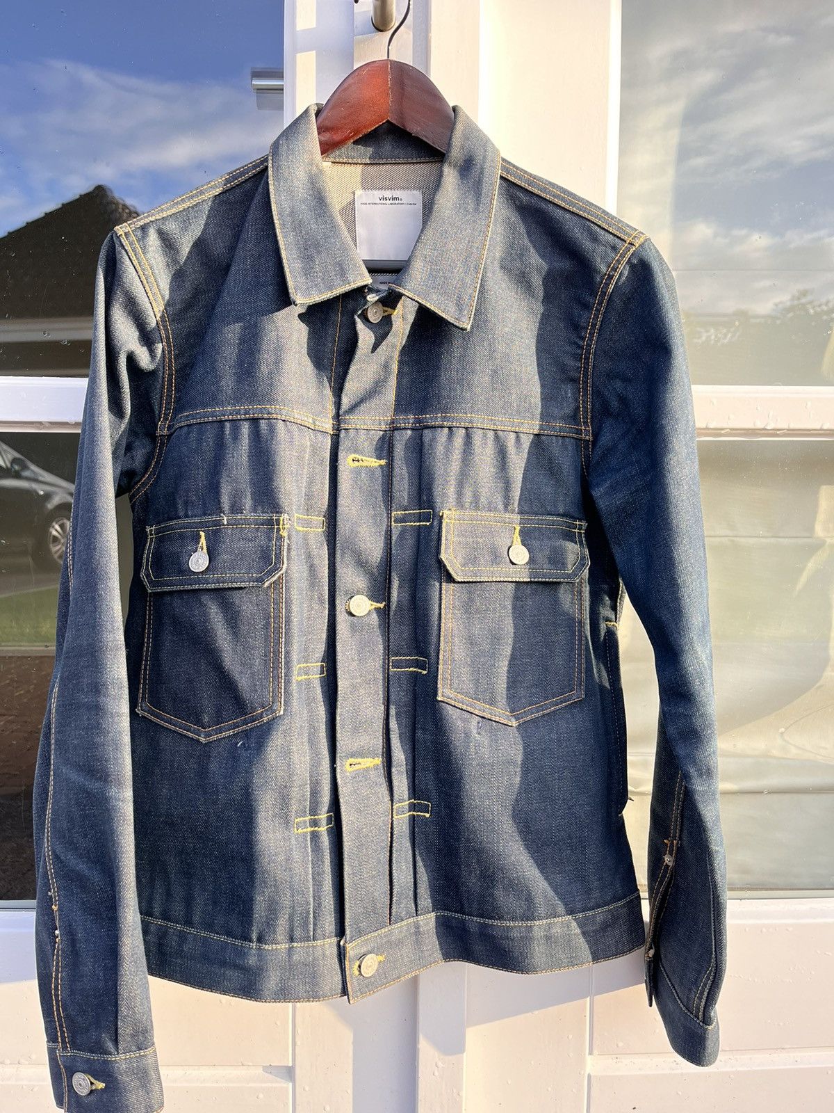 Visvim Visvim 101 denim jacket dark | Grailed