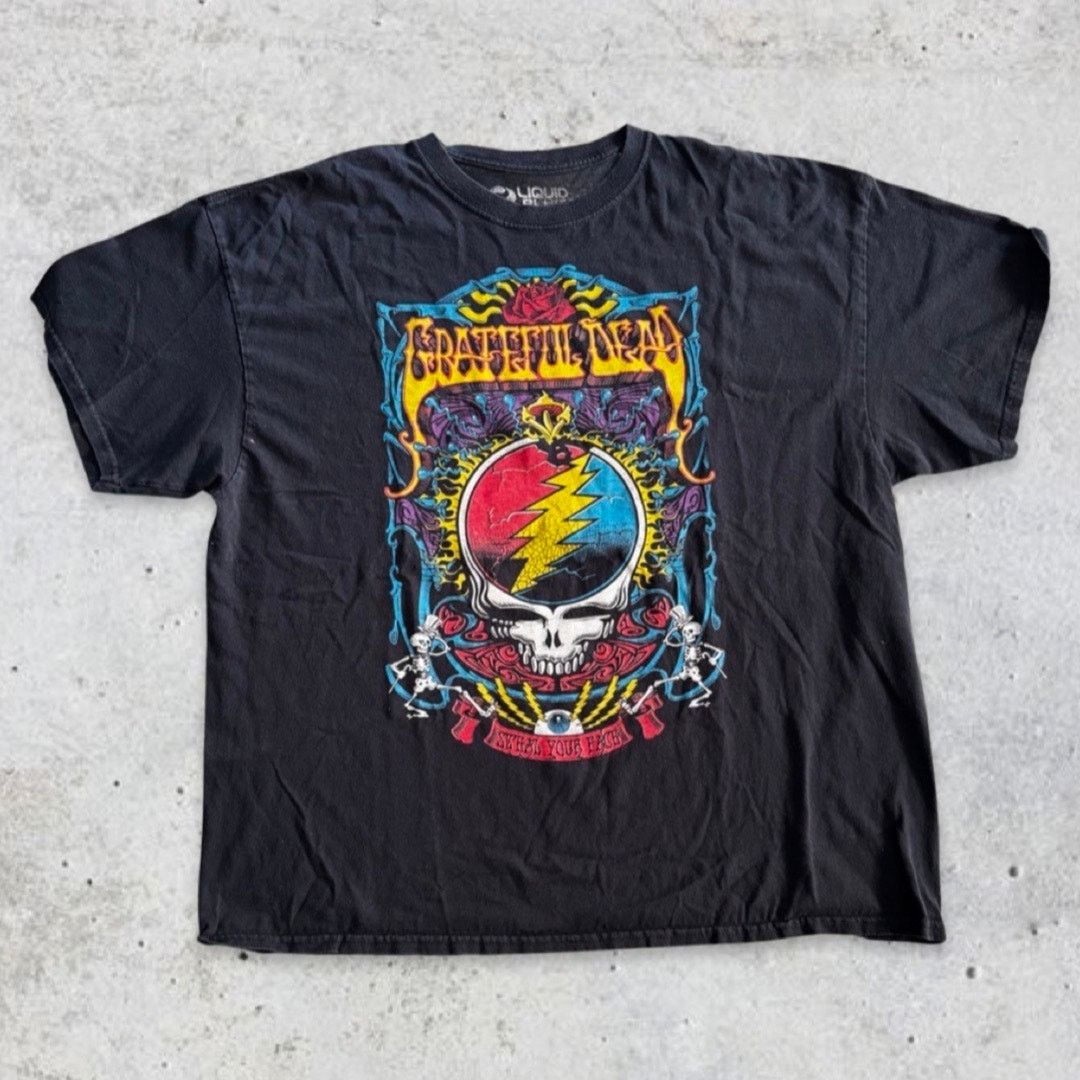 Liquid Blue Vintage Grateful Dead Skeleton Liquid Blue Shirt | Grailed