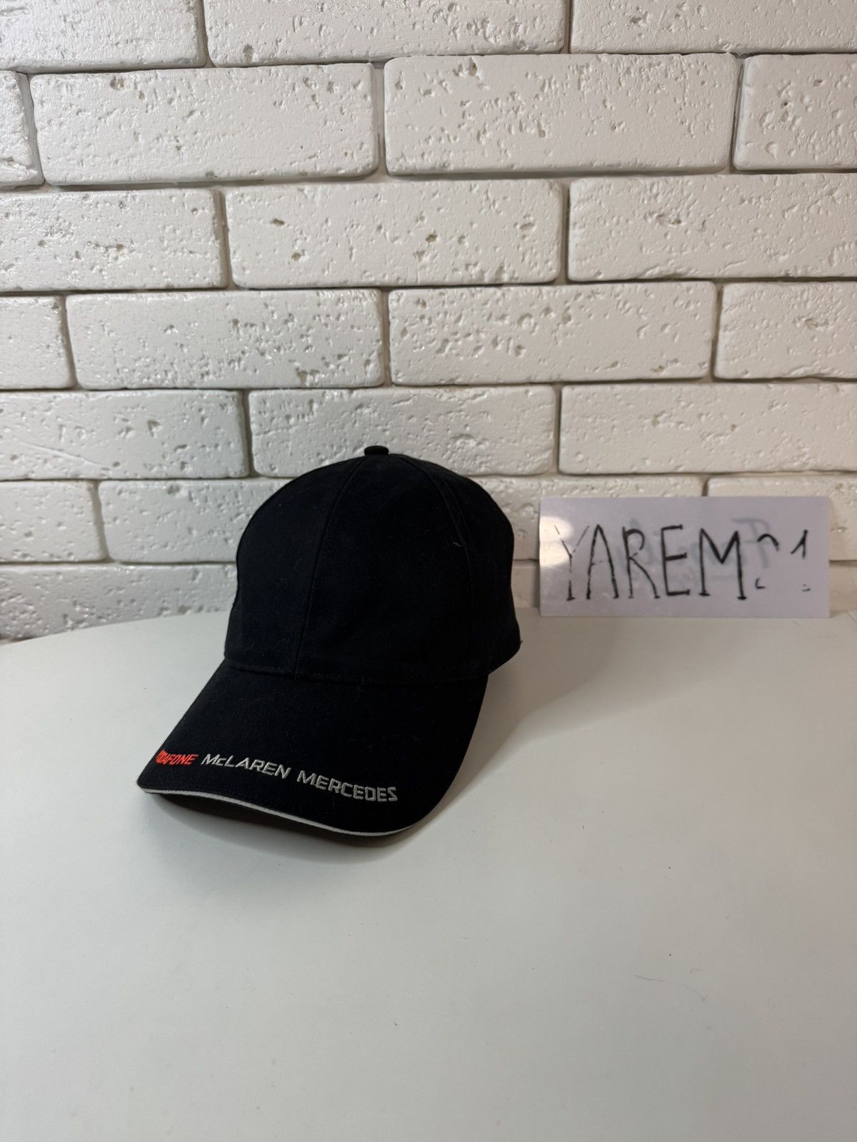 Malcolm McLaren × Mercedes-Benz Vodafone McLaren Mercedes cap hat | Grailed