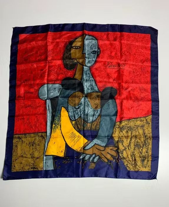 Art × Picasso Picasso shawl art vintage rare OS multicolor | Grailed
