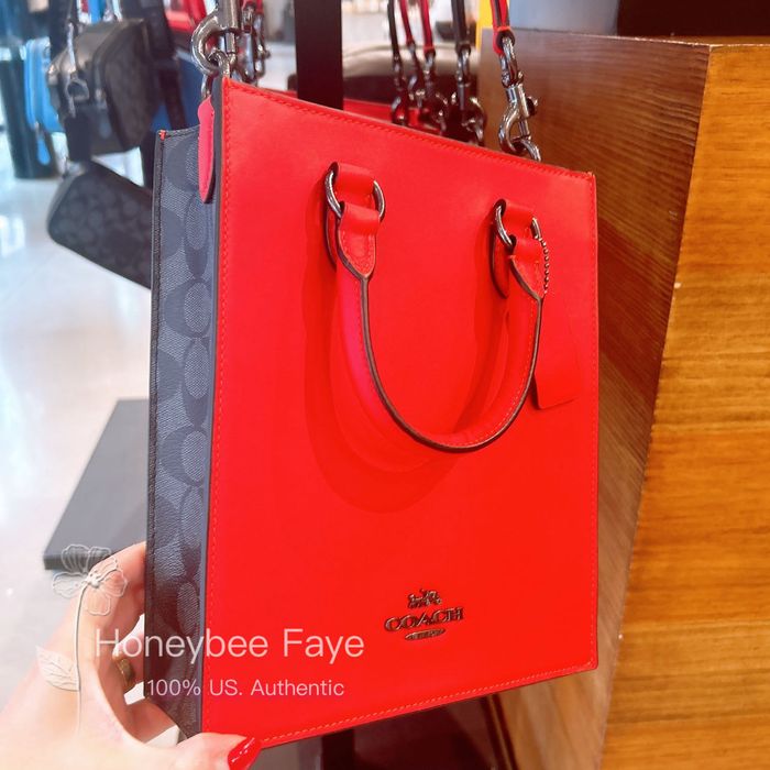 Coach Dylan Tote In Colorblock Signature Canvas CP050 | Grailed