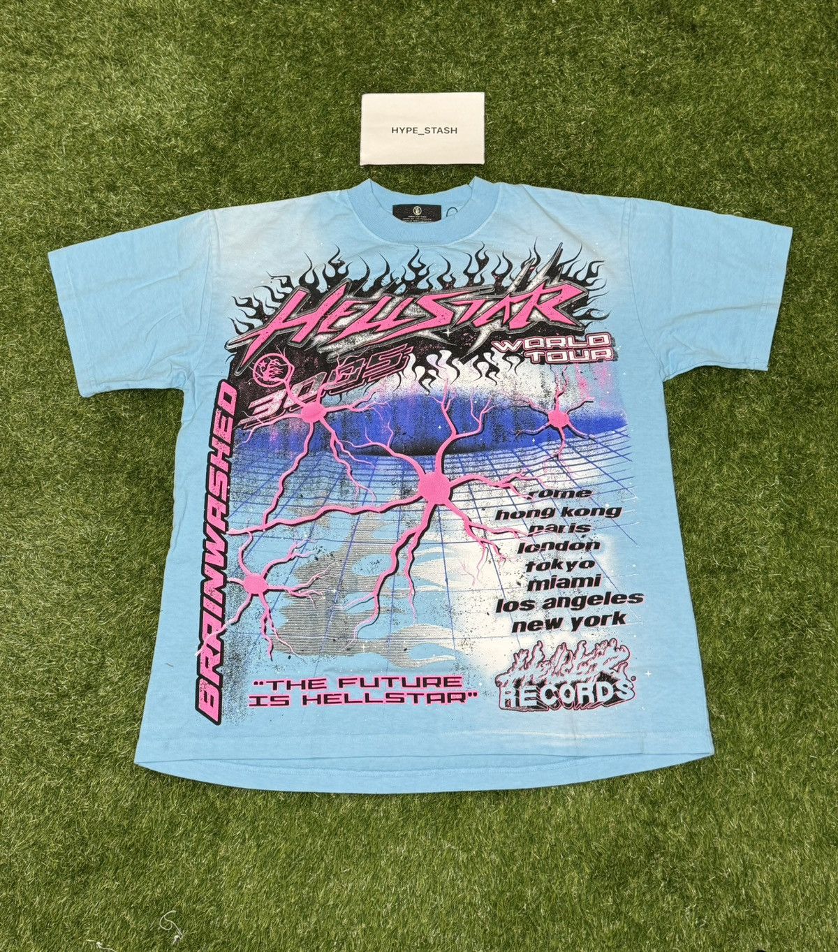 HELLSTAR Hellstar Neutron Baby Blue Tee | Grailed