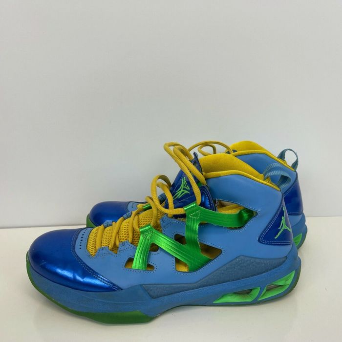 Jordan Brand Air Jordan Melo M9 Easter Basketball Shoes Poison Green ...