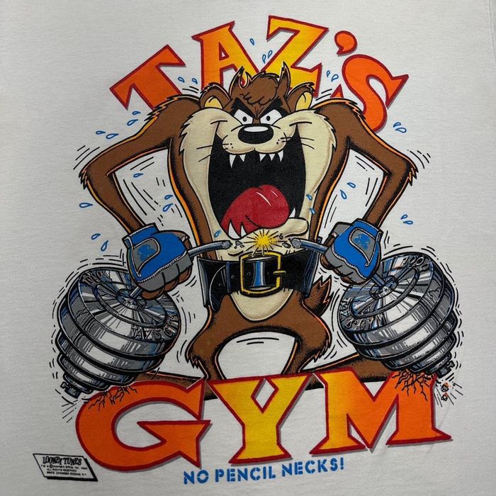 Vintage Vintage Taz’s Gym T-Shirt | Grailed