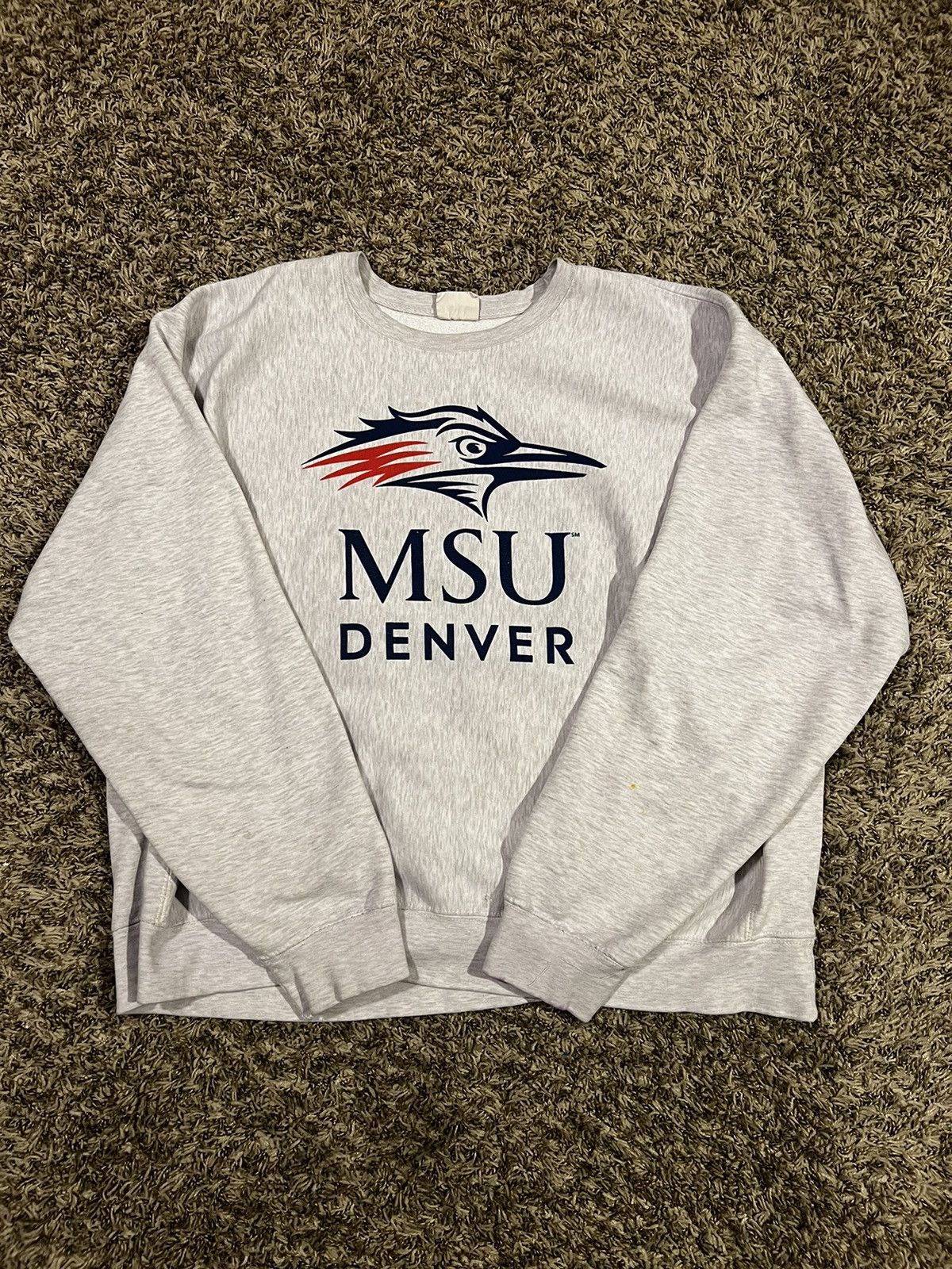 Vintage Vintage MSU Script Graphic Crewneck | Grailed