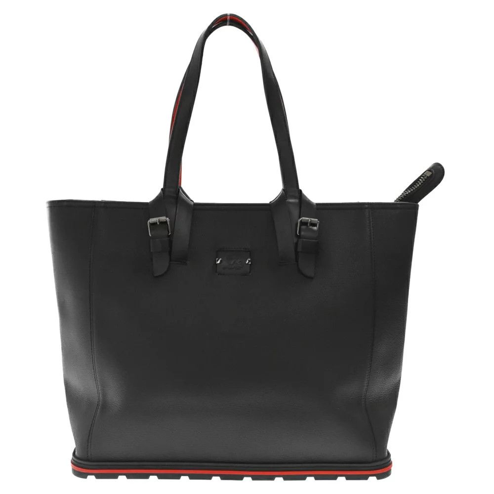 Christian Louboutin Christian Louboutin Kabiker Leather Tote Bag Black ...