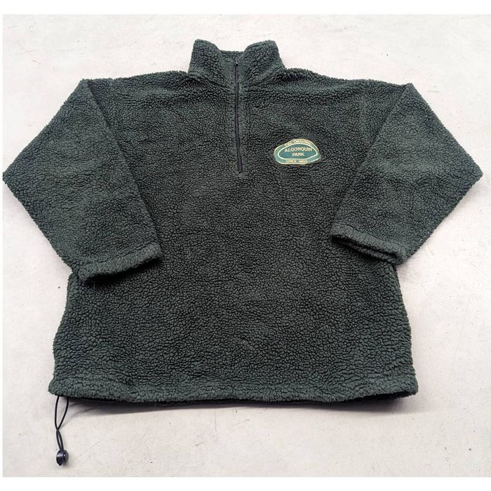 Vintage Vintage Algonquin Park dark green fleece sweater | Grailed