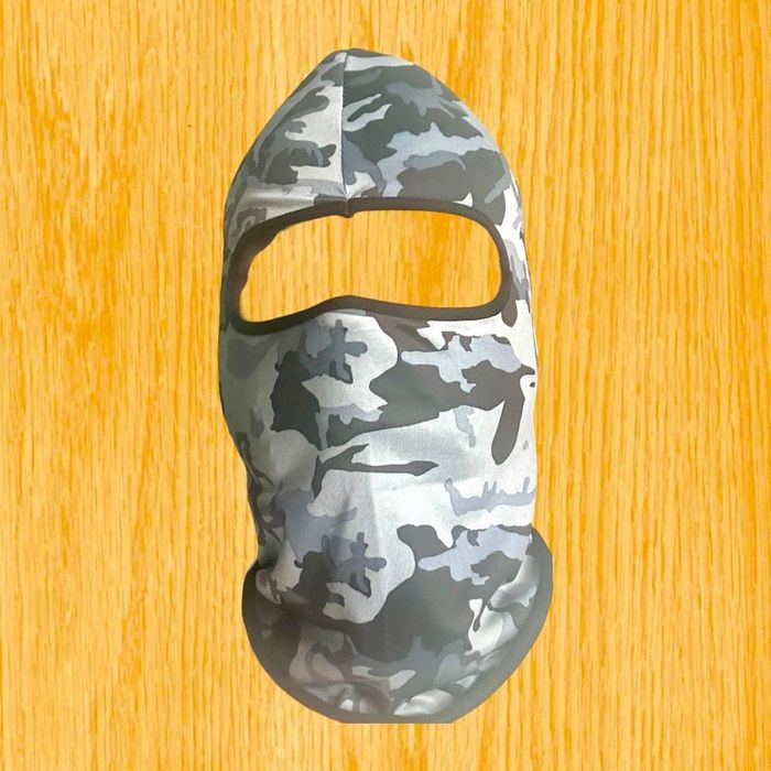 Streetwear Grey Camo Tactical Ski Mask Trap Designer Streetwear Balacla ...