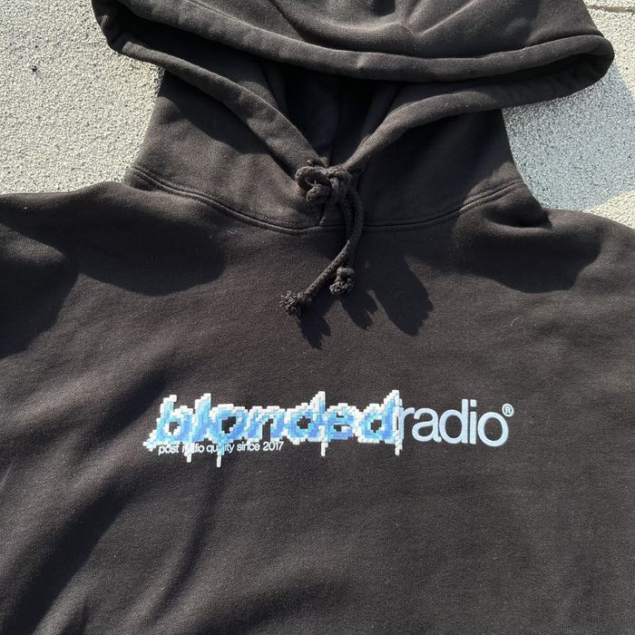 Frank Ocean Blonded radio iceman hoodie black | Grailed