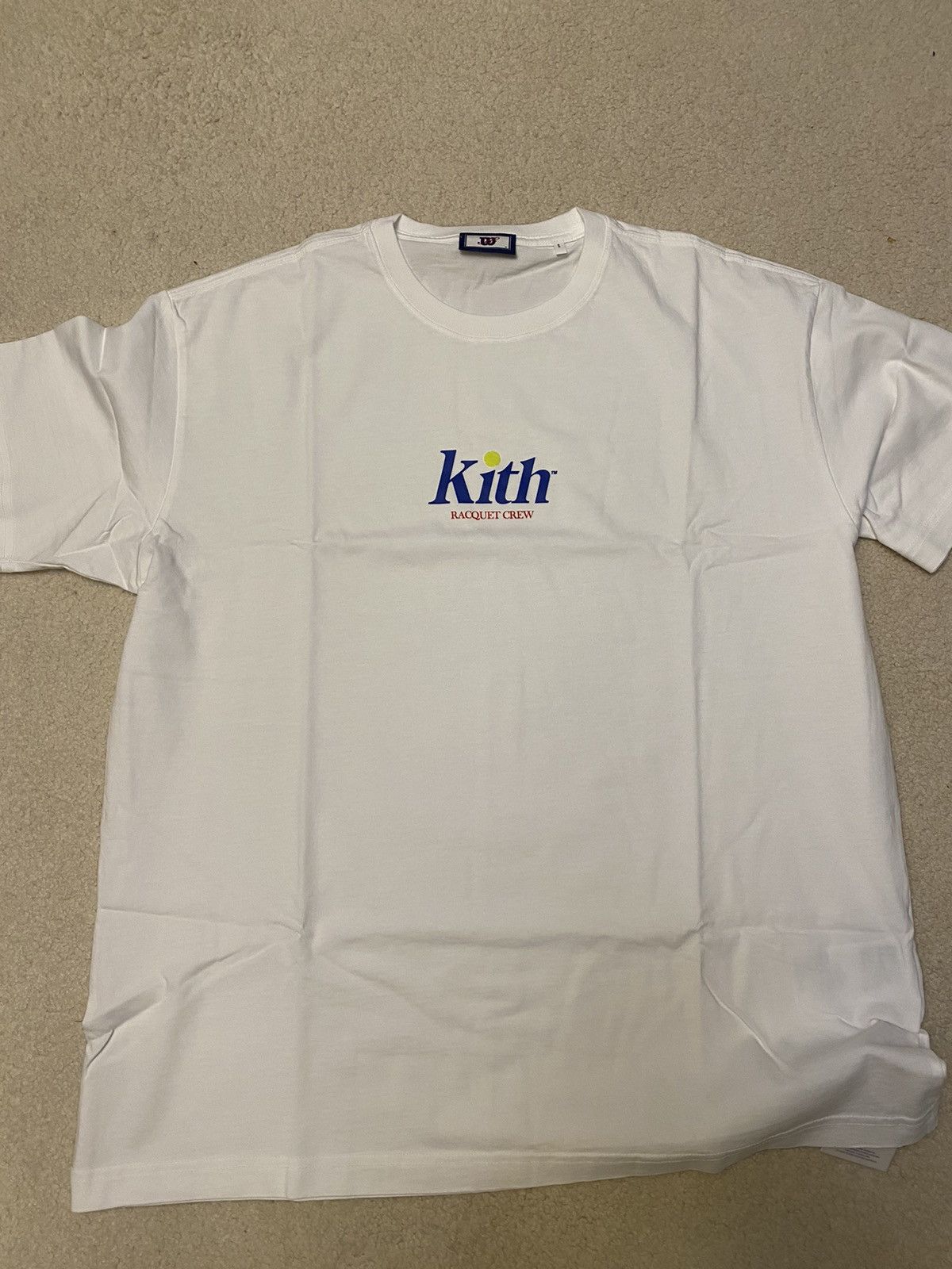 Kith Kith x Wilson Logo White Tee (Size: M) *RARE* | Grailed
