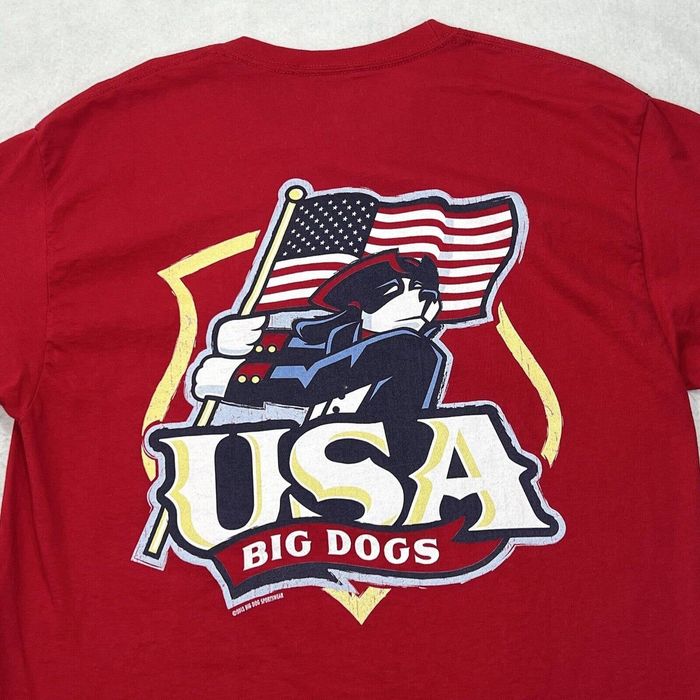 Hanes Big Dogs Sportswear USA Graphic T Shirt Hanes USA Flag | Grailed