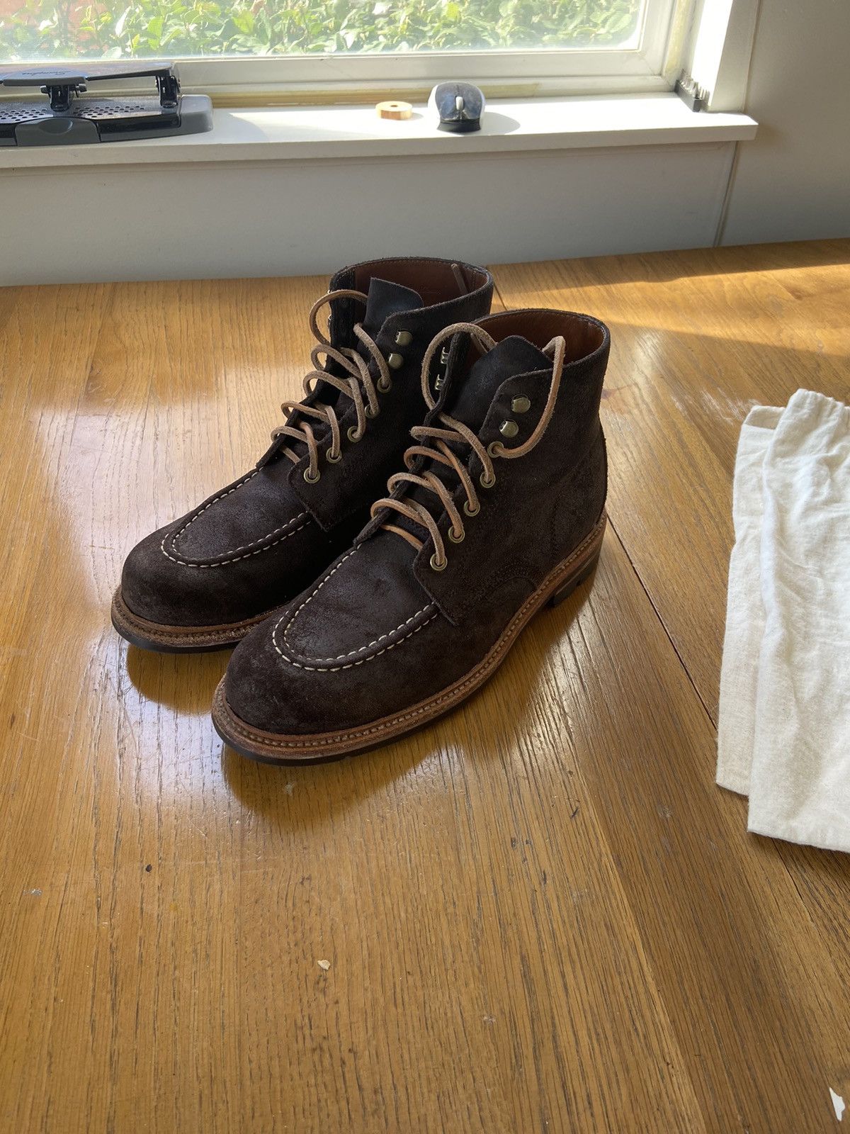 Grant Stone Grant stone brass boot 9.5D earth waxy commander | Grailed