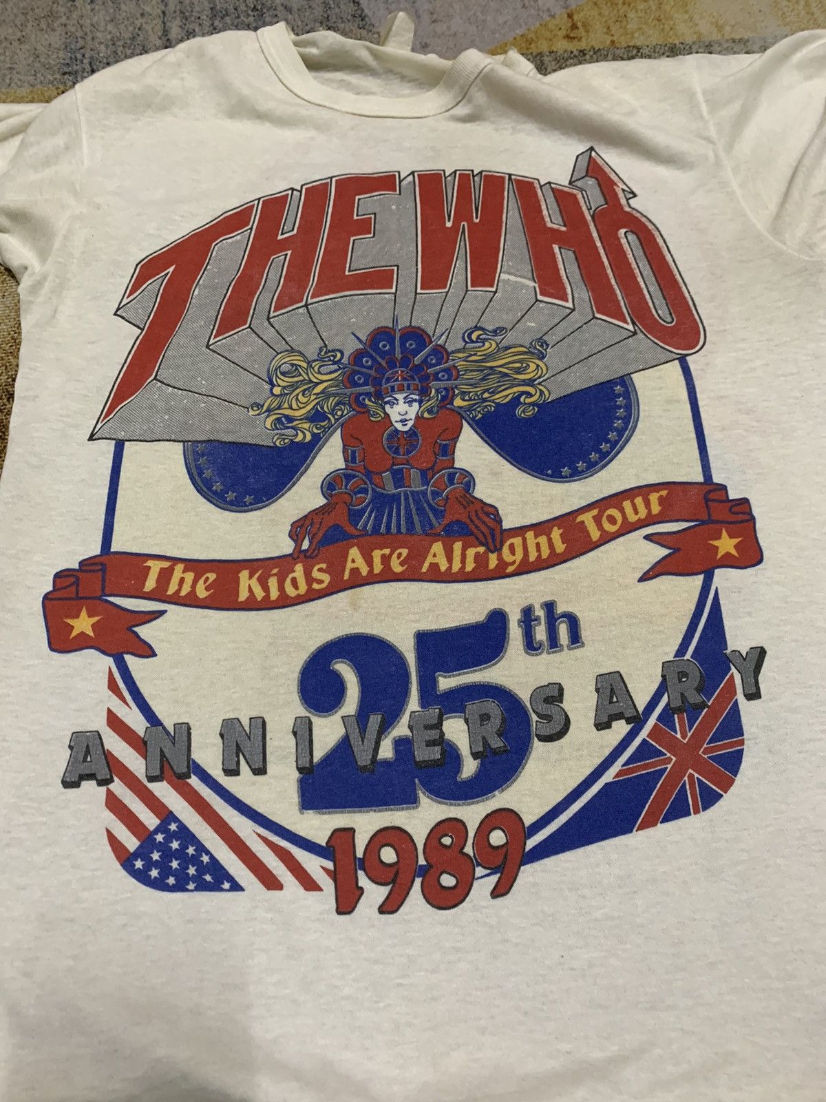 Band Tees × Rock Tees × Vintage band rock the who 1987 25anniversary ...