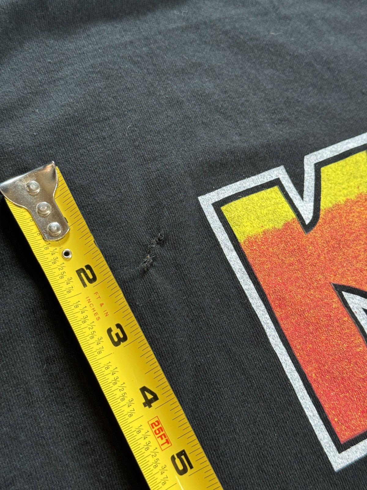 Vintage Vintage 90s Y2K KISS Farewell Tour Ted Nugent Band T Shirt ...