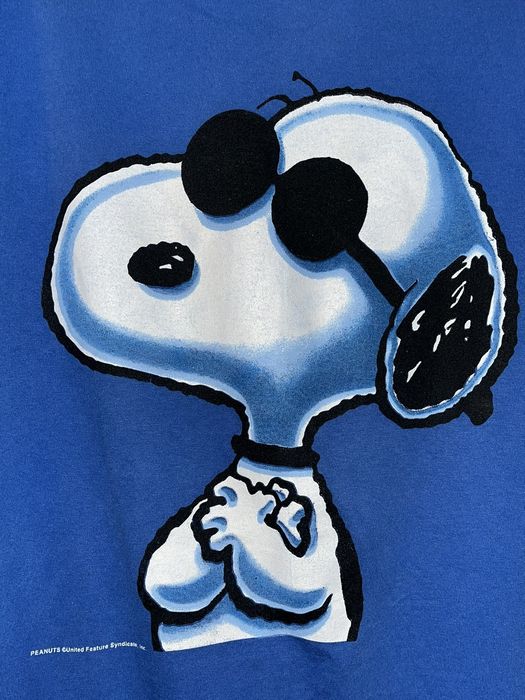 Vintage Crazy Vintage 90s Baggy Skater Peanuts Snoopy Joe Cool Tee