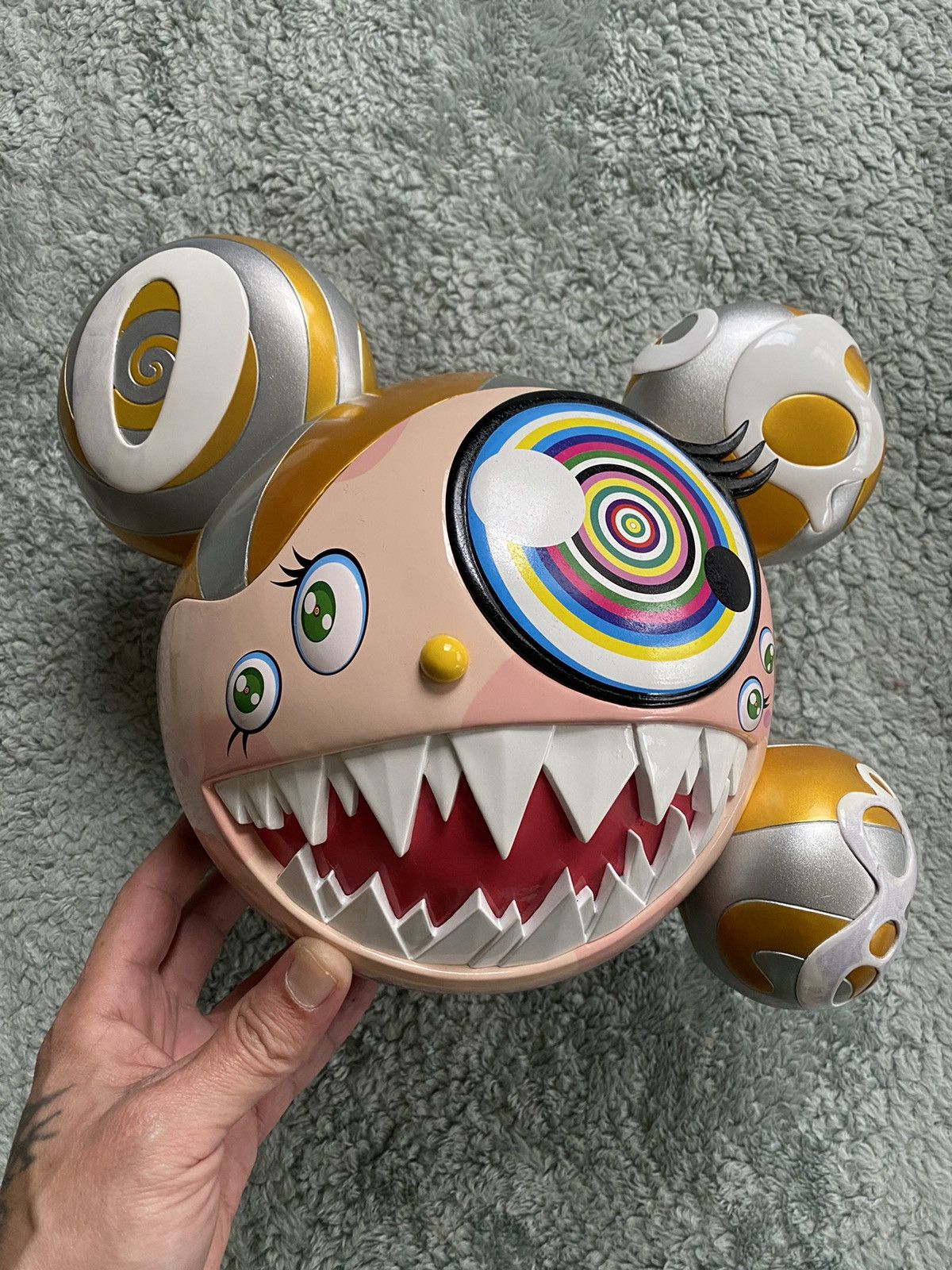 Bait Takashi Murakami Mr Dob Figure Gold Bait Complexcon Rare Grailed