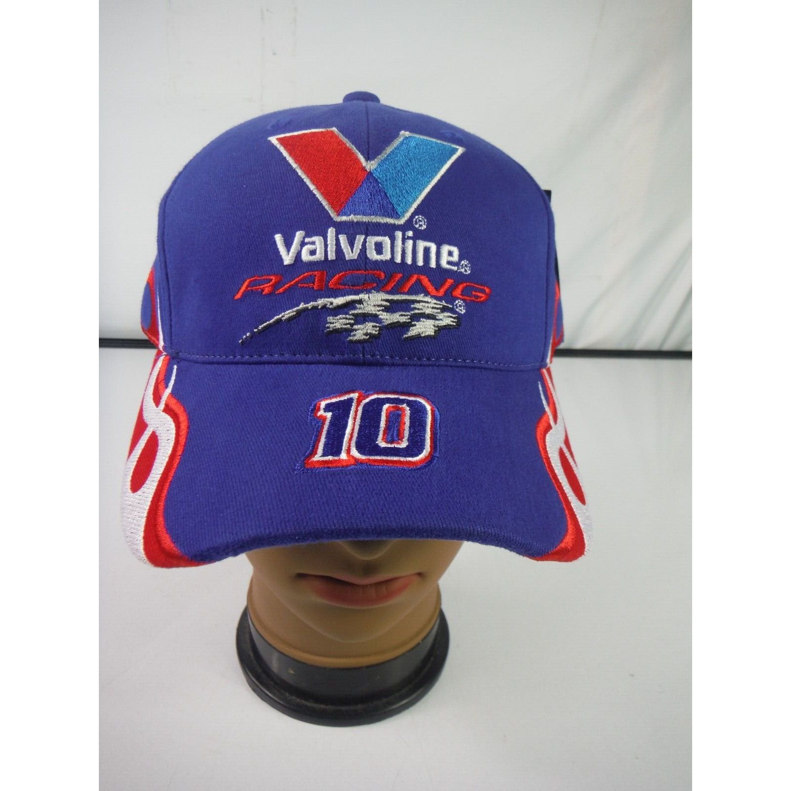 NASCAR NASCAR Scott Riggs #10 Blue Valvoline Racing Baseball Hat | Grailed