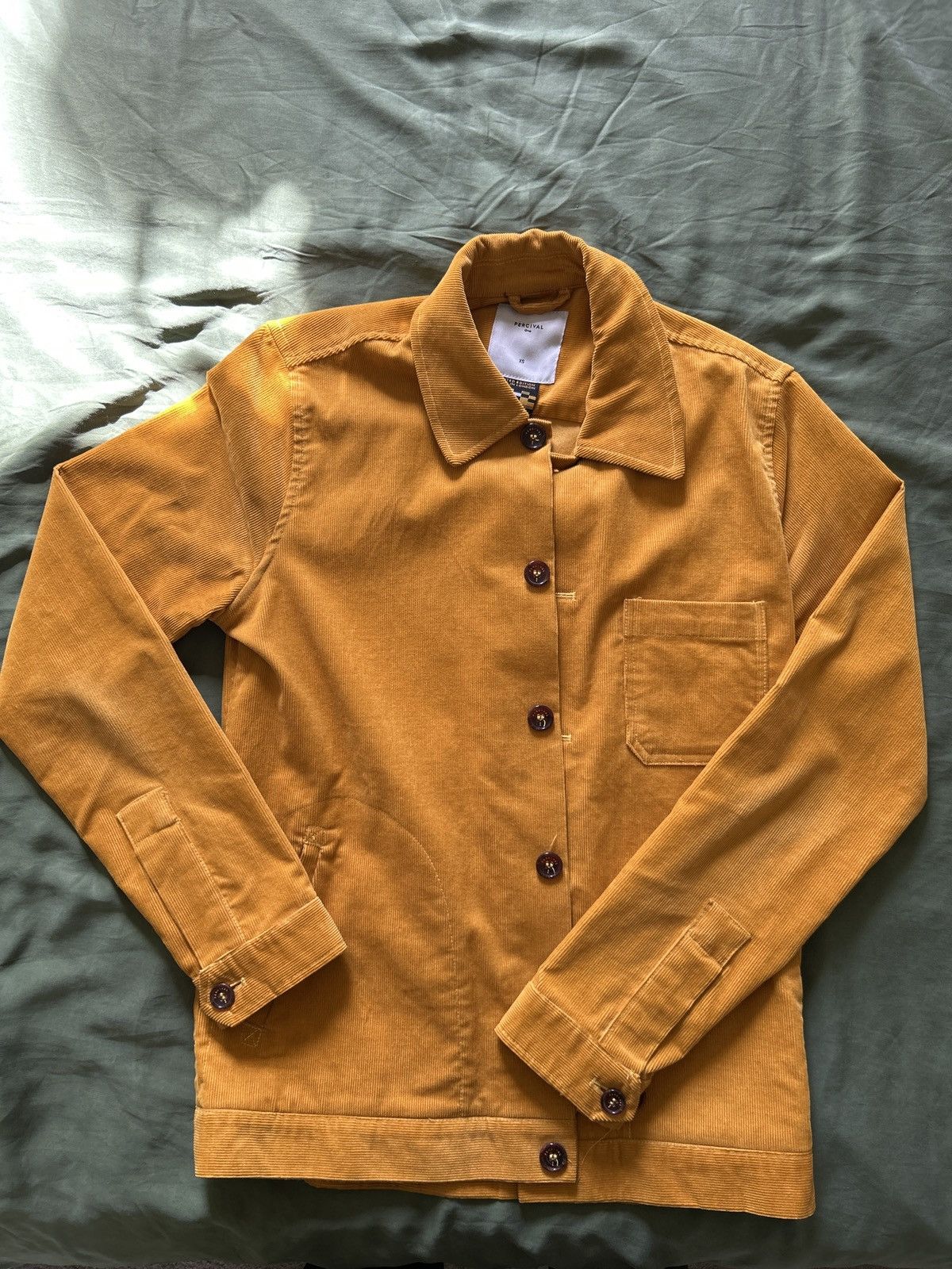 Percival Yolk Yellow Corduroy Jacket Limited Edition | Grailed