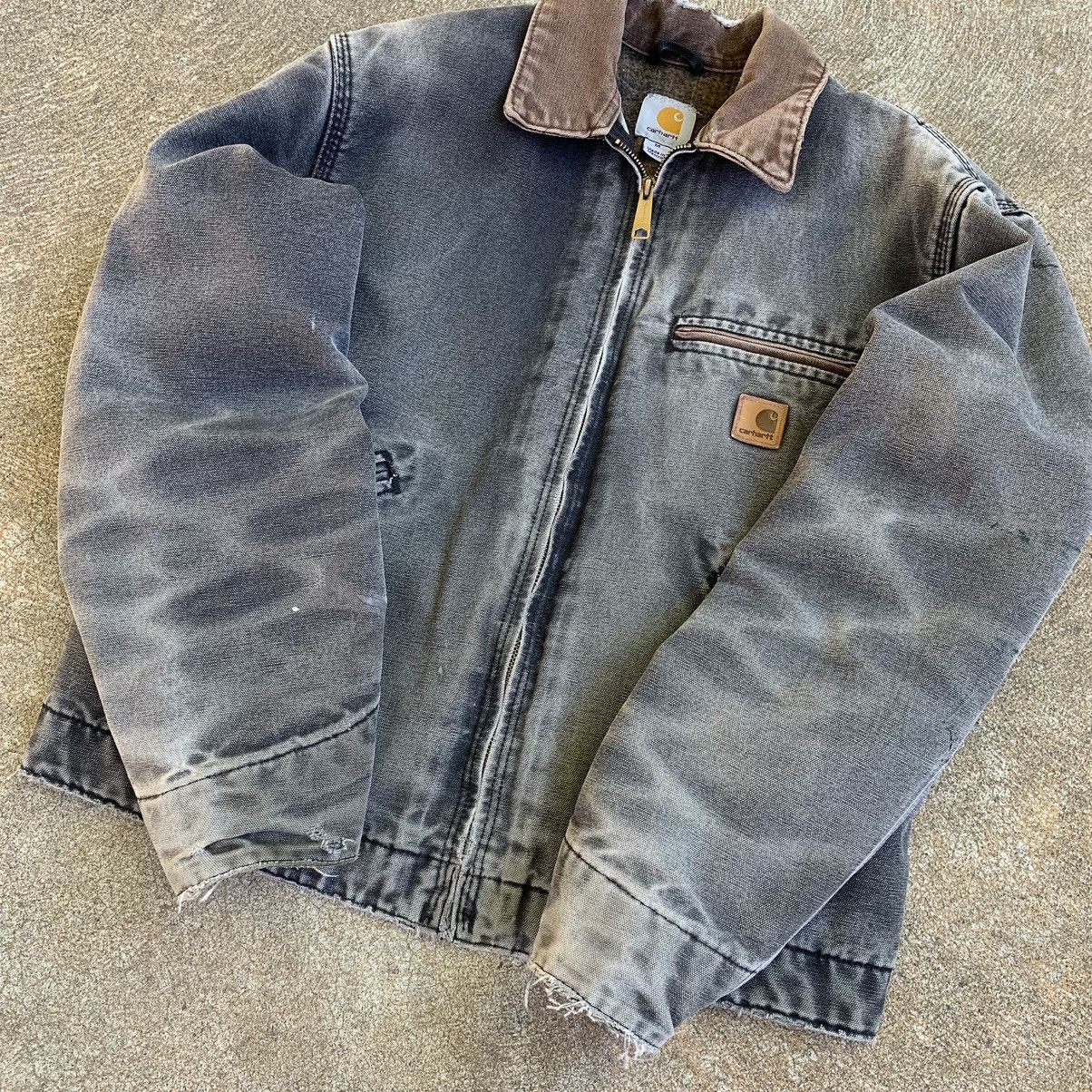 Carhartt × Streetwear × Vintage Vintage Carhartt Detroit jacket faded ...