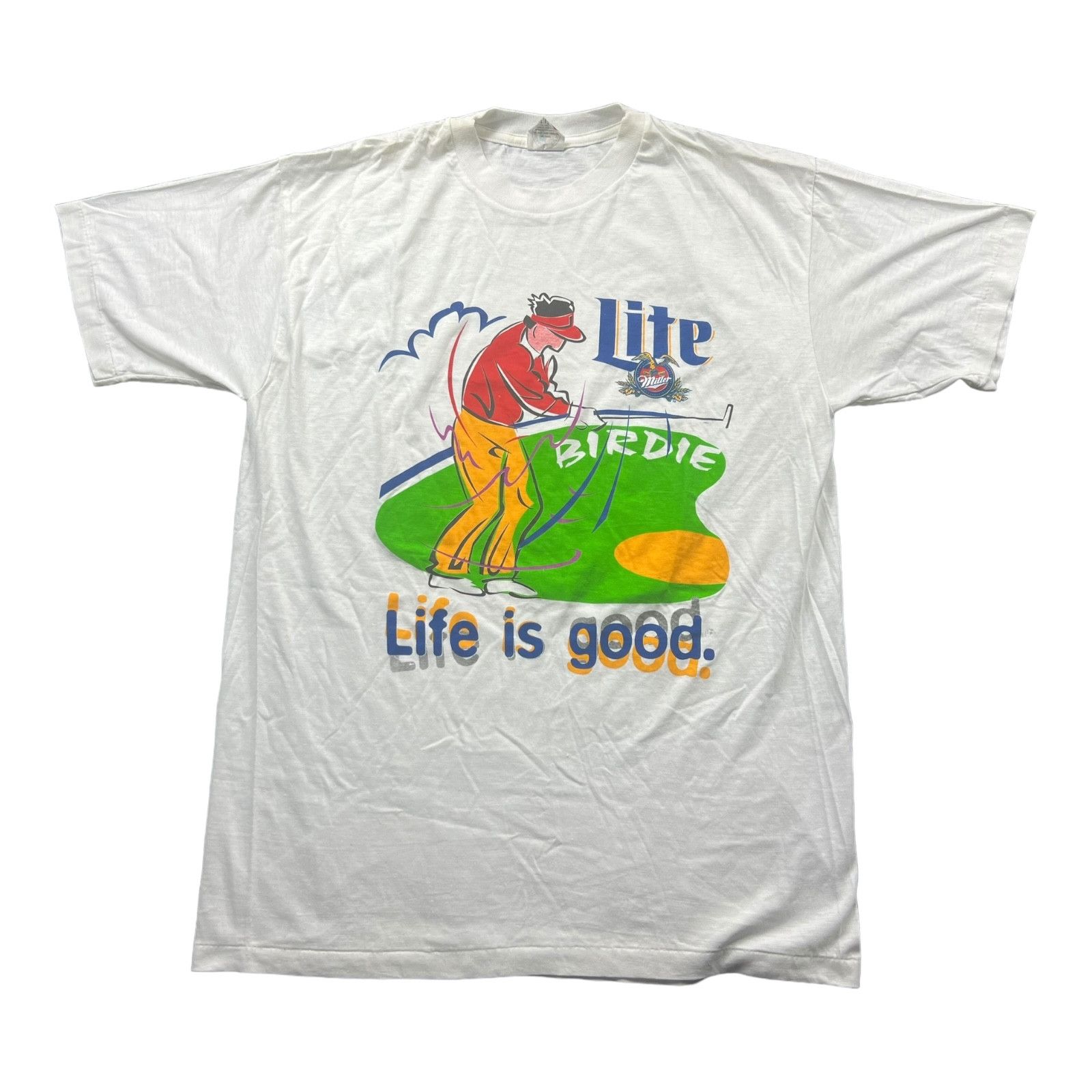 Vintage Vintage Miller Lite Golf 1990's Single Stitch T-Shirt | Grailed