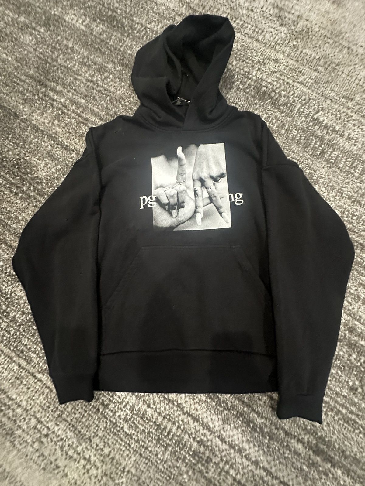 Kendrick Lamar Black pgLang ‘pop out’ hoodie | Grailed