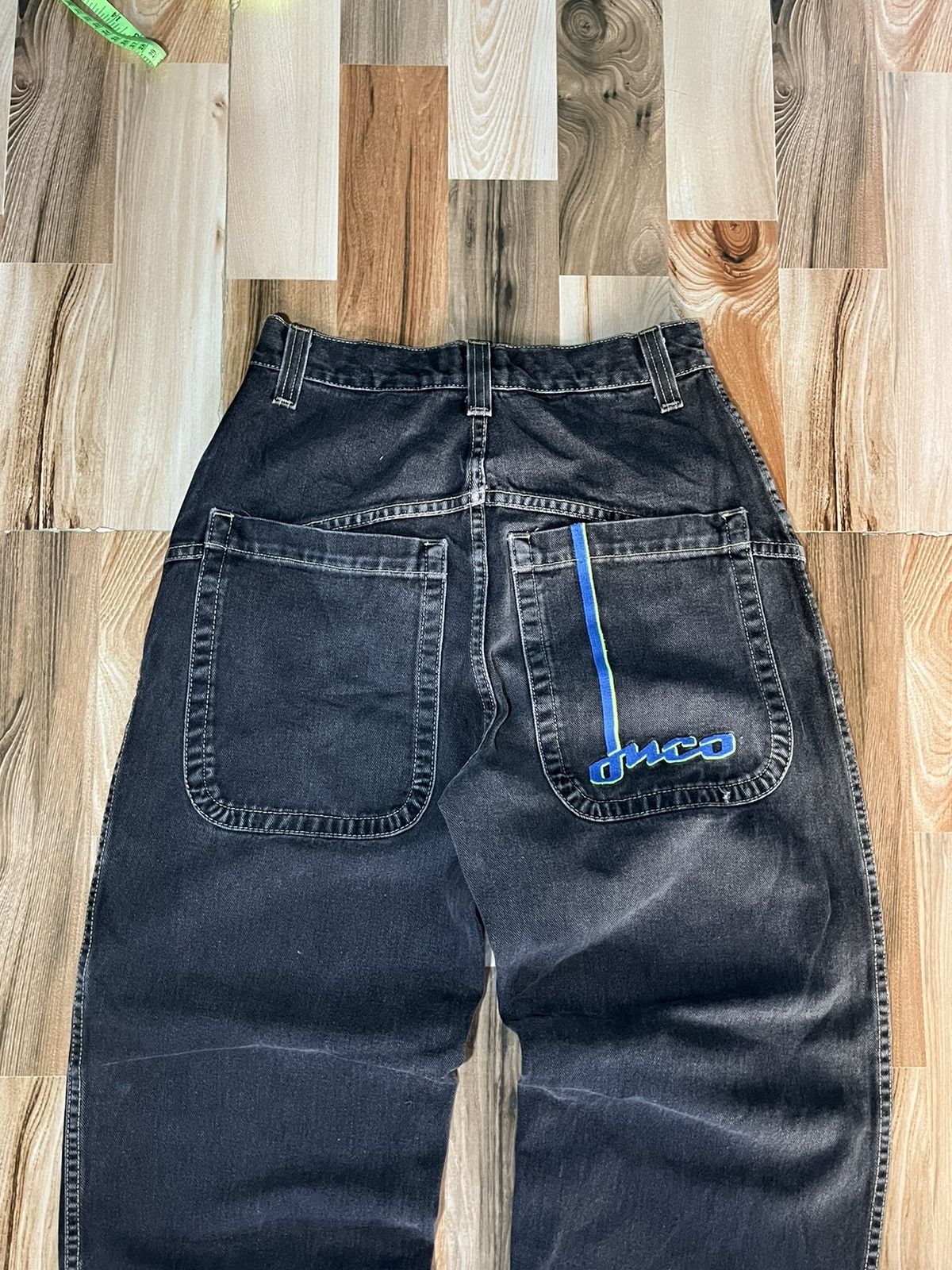 JNCO × Streetwear × Vintage RARE 80s Jnco Black Big Logo Denim Jeans ...