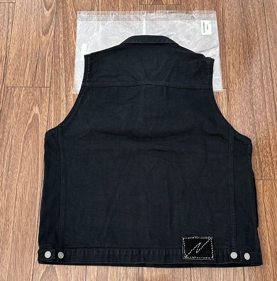 Visvim VISVIM 22SS ICT SS 101 VEST CMYK DMGD carbon black washed s | Grailed