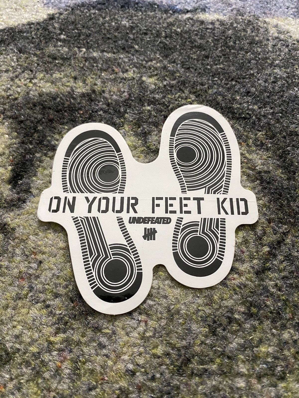 Undefeated Undefeated Footprint Sticker | Grailed