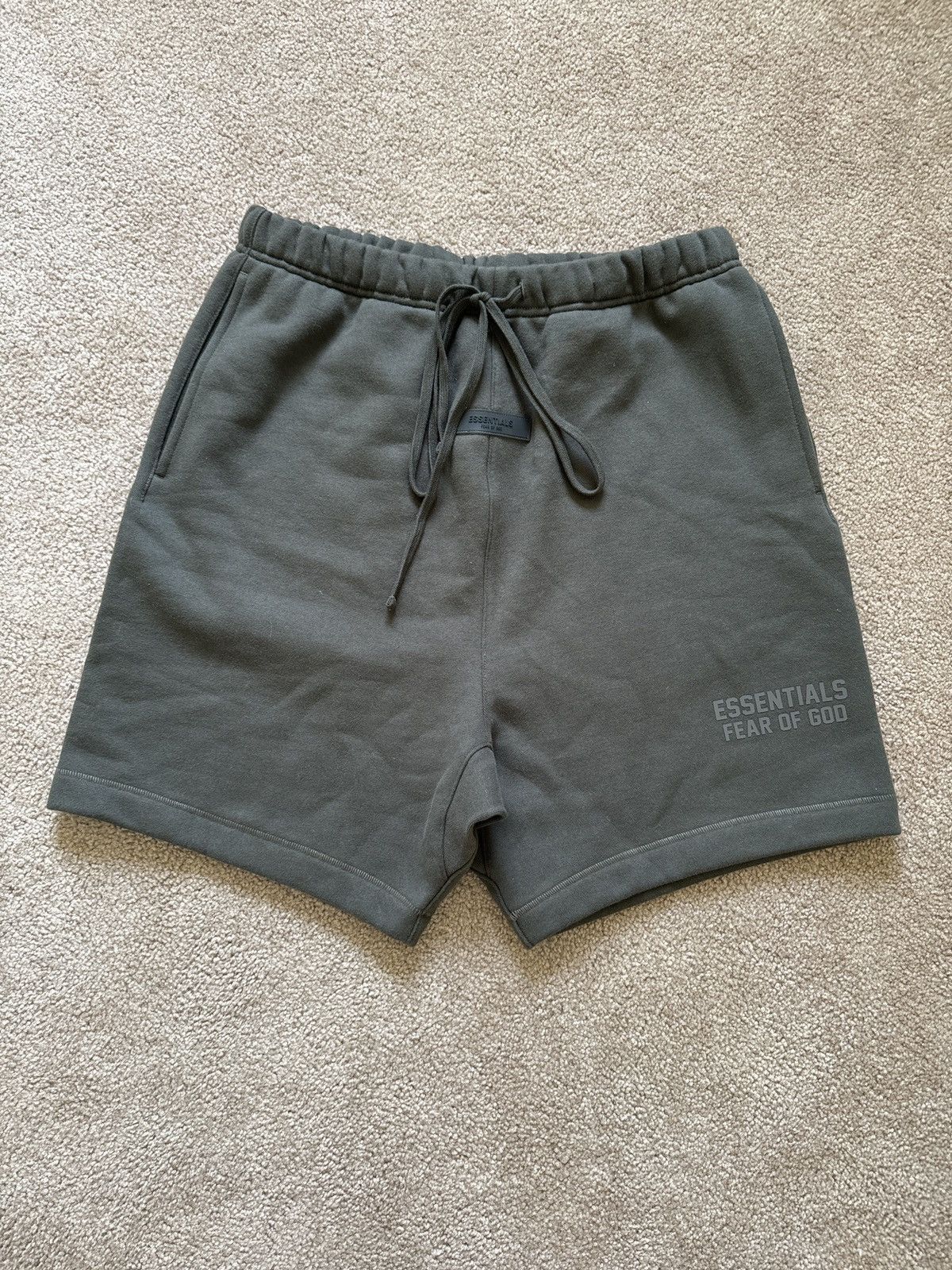 Essentials × Fear of God Essentials Shorts ‘Off Black’ | Grailed