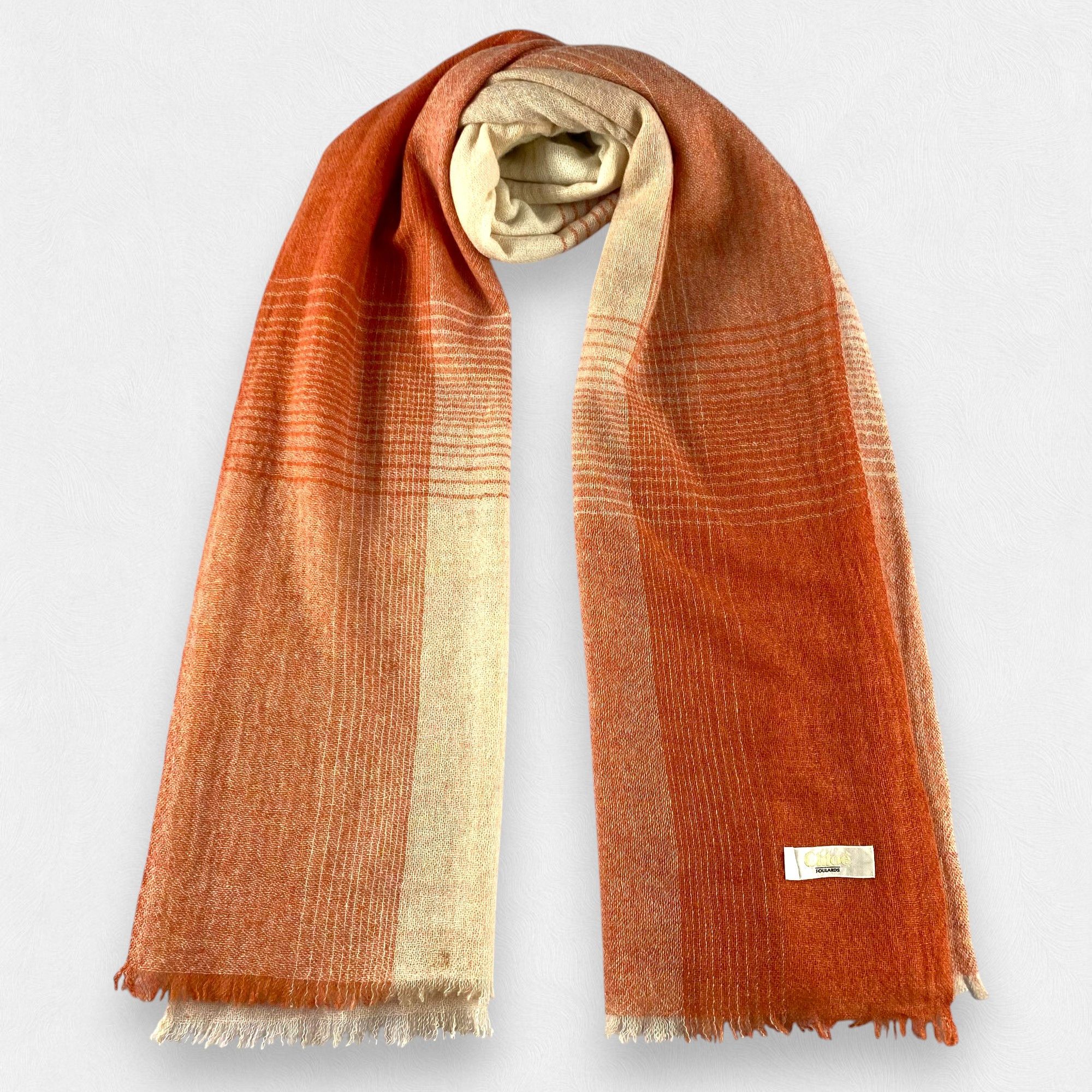 Chloe Chloe Scarf Neck Wrap Wool Muffler | Grailed