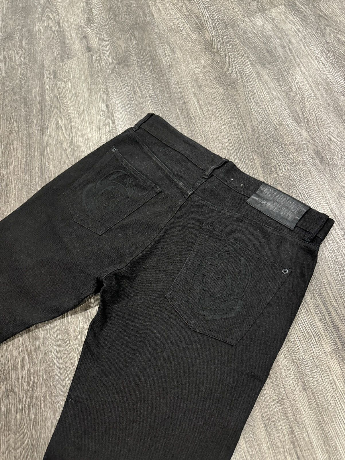 Billionaire Boys Club BBC Astronaut Black on Black Smart Cut Denim ...