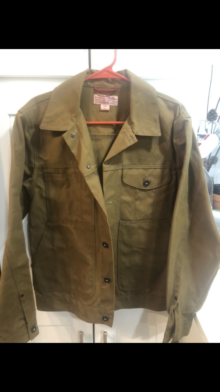 Filson Filson waxed canvas cruiser jacket | Grailed