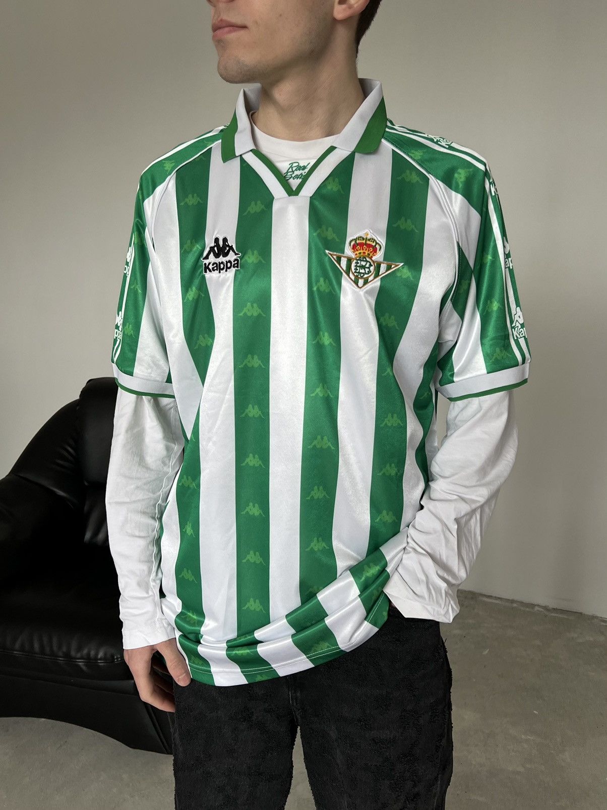 Kappa × Vintage Real Betis 1995 Home Football Shirt Kappa Soccer ...