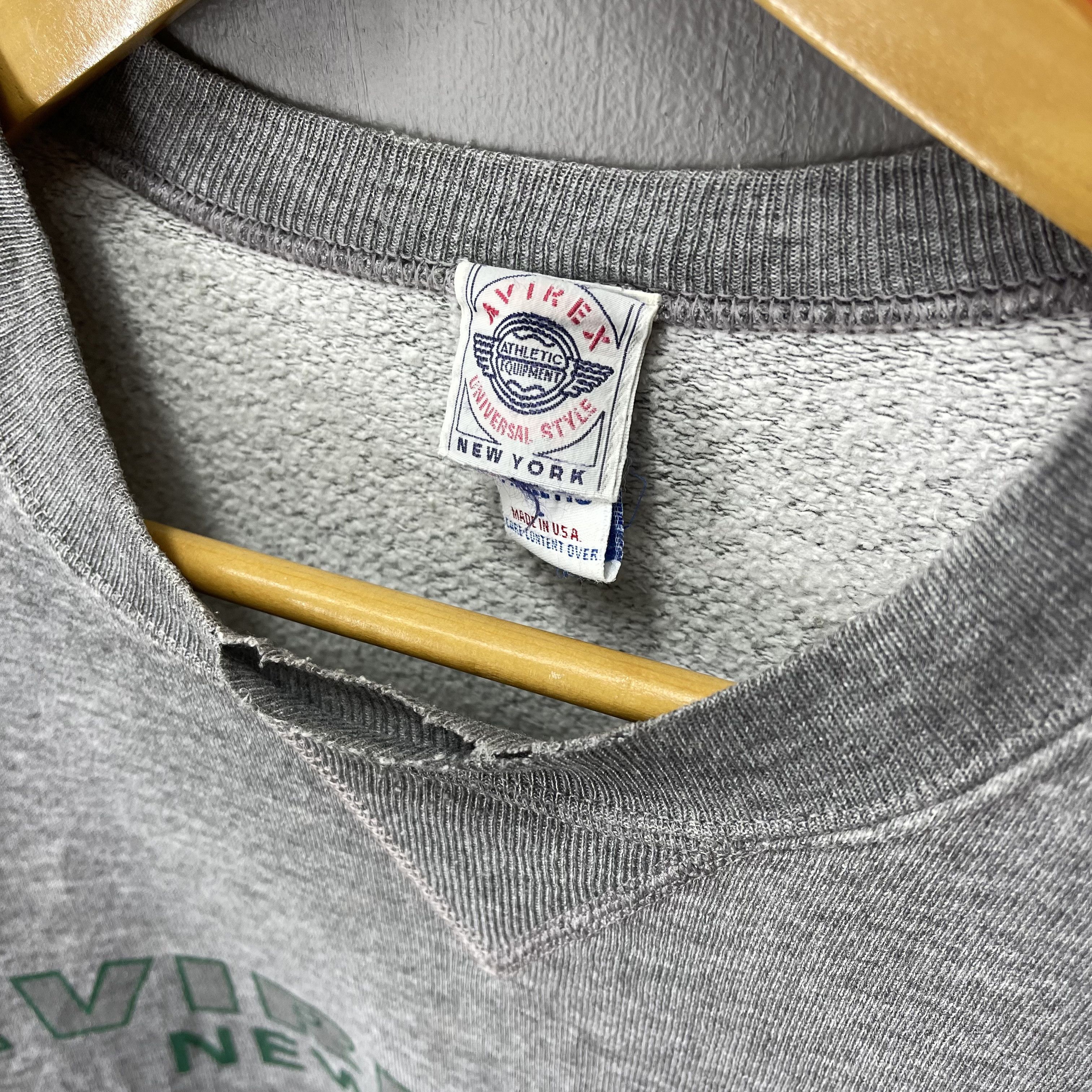 Avirex 80s Vintage AVIREX x RUSSELL Crew Neck Sweatshirt #1190/AP | Grailed