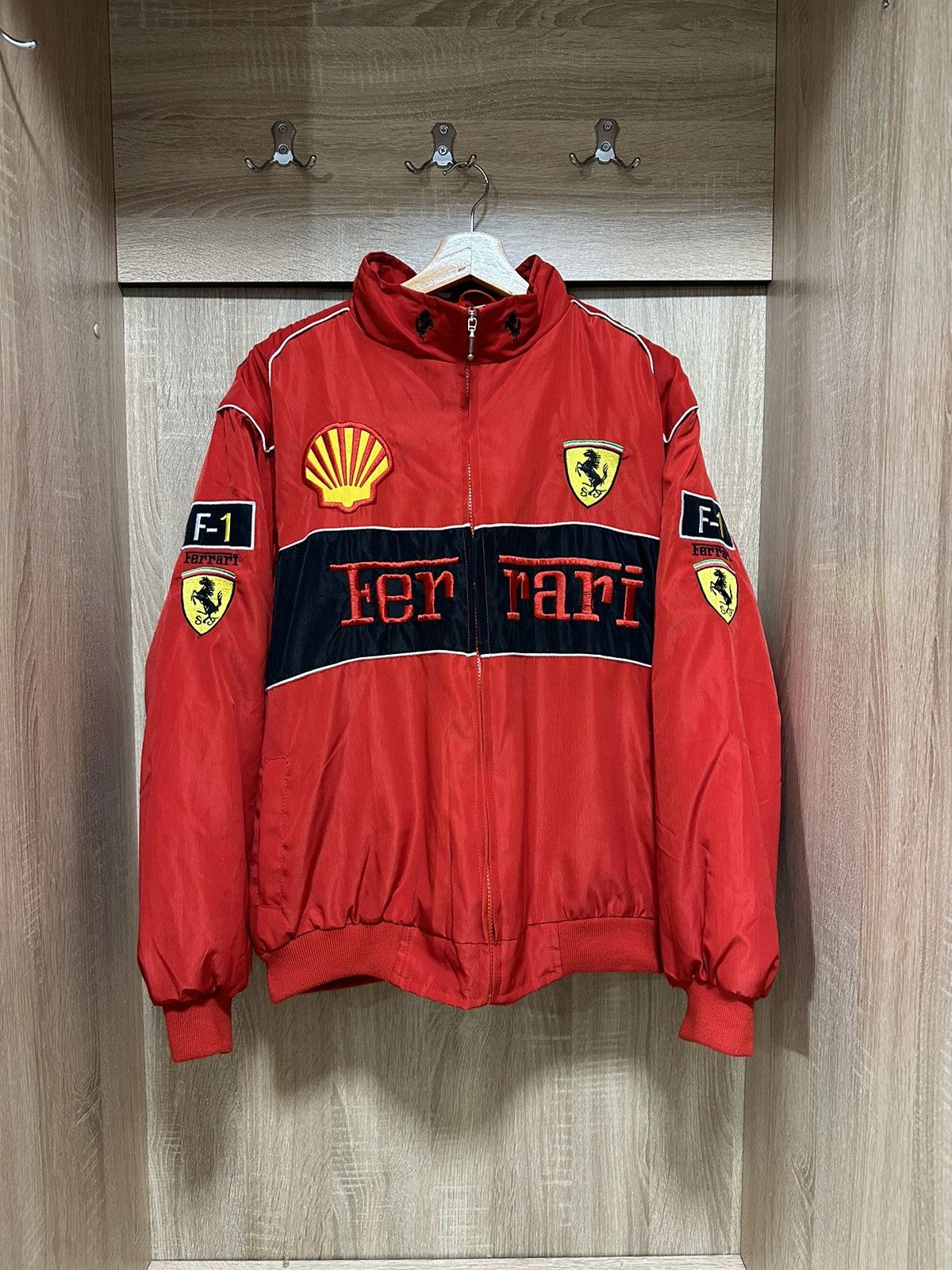 Ferrari × Formula 1 × Vintage FERRARI MARLBORO BOMBER JACKET | Grailed