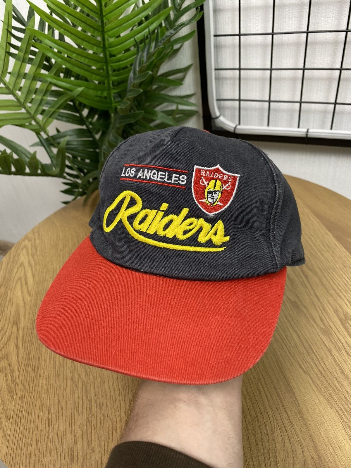 NFL Rare 🔥 Los Angeles Raiders Vintage Hat LA Cap OS Black/Red | Grailed
