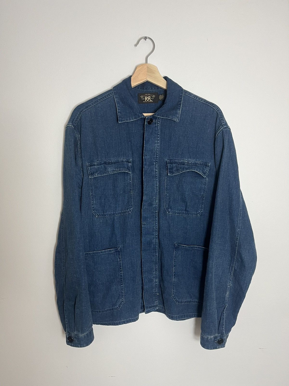 RRL Ralph Lauren RRL denim button up | Grailed