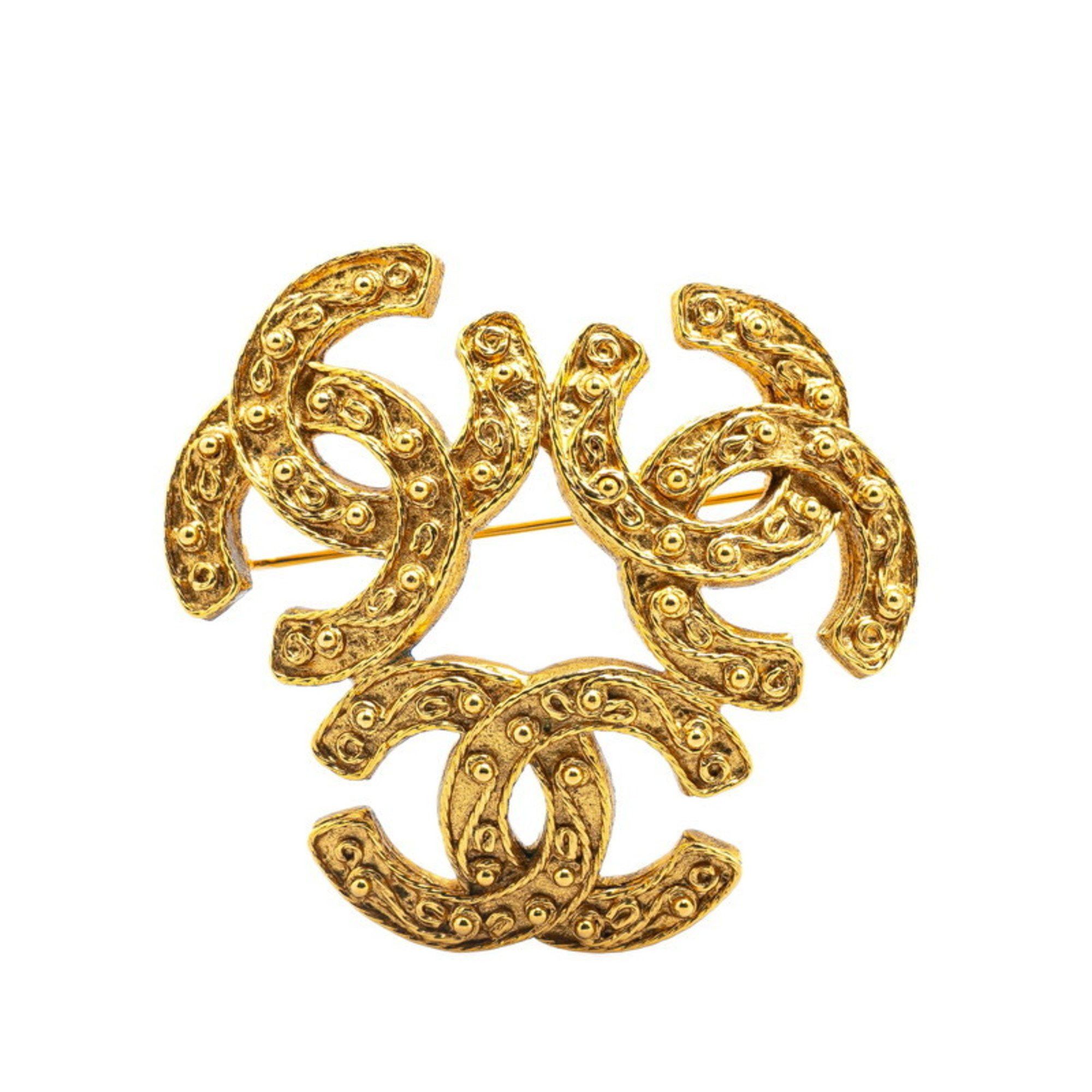 Chanel Chanel Triple coco brooch | Grailed