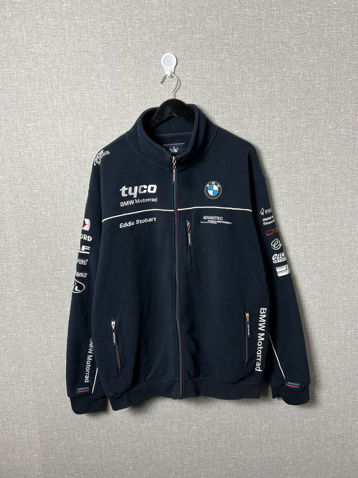 Vintage Vintage BMW Racing Fleece Jacket Tyco Motorrad F1 | Grailed