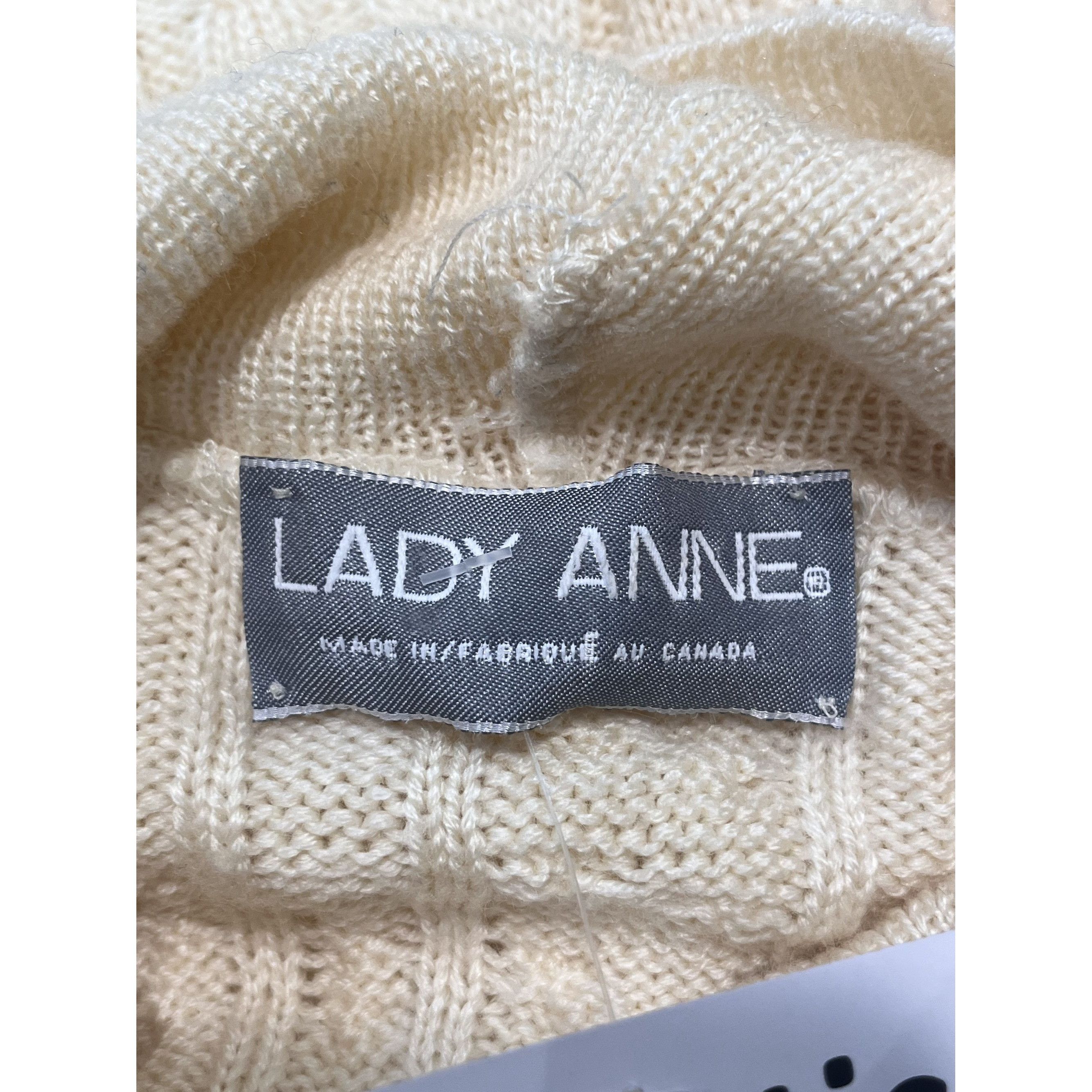 Other Vintage Cream Lady Anne Cable Knit Turtleneck Sweater | Grailed