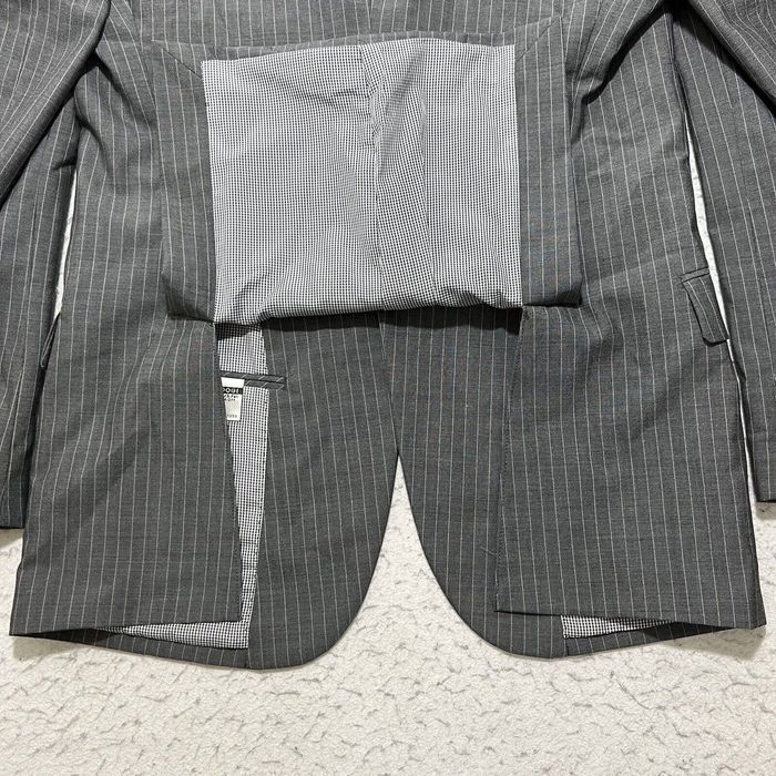 Coogi COOGI Luxe Pinstripe Wool Blend Double Vented Suit Jacket | Grailed