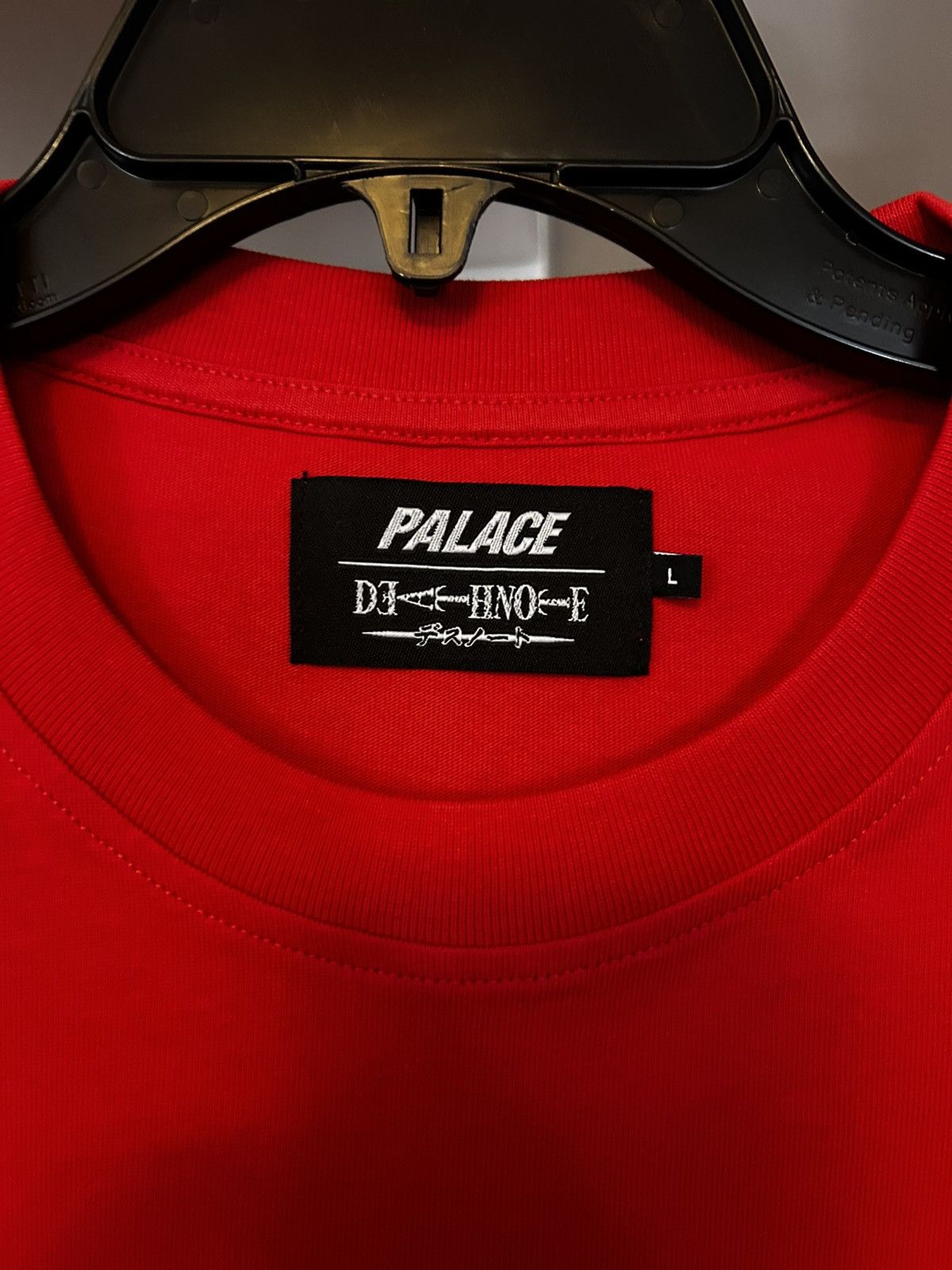 Palace × Streetwear Palace x Death Note T Shirt Red Size L | Grailed