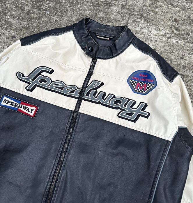 Avant Garde Y2K Racing Jacket Speedway Streetwear Rare Hype Moto F-1 ...