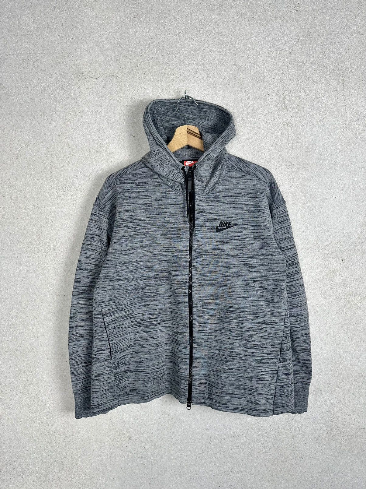 Nike × Streetwear Nike Tech Fleece Knit Jacket Swoosh Drill | Grailed